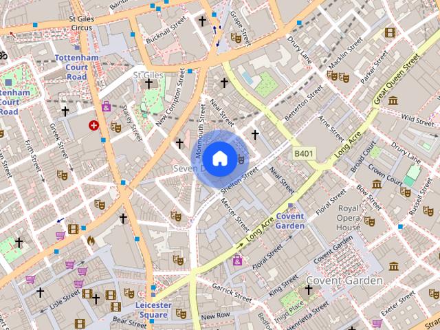 Earlham Street, Covent Garden, WC2H