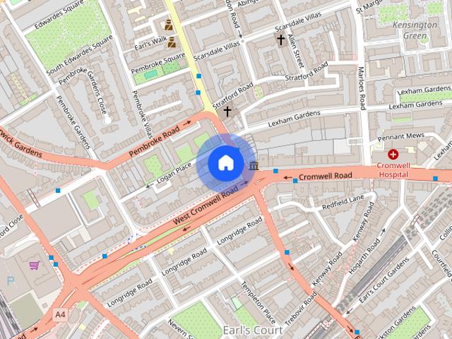 Earls Court Road London W8