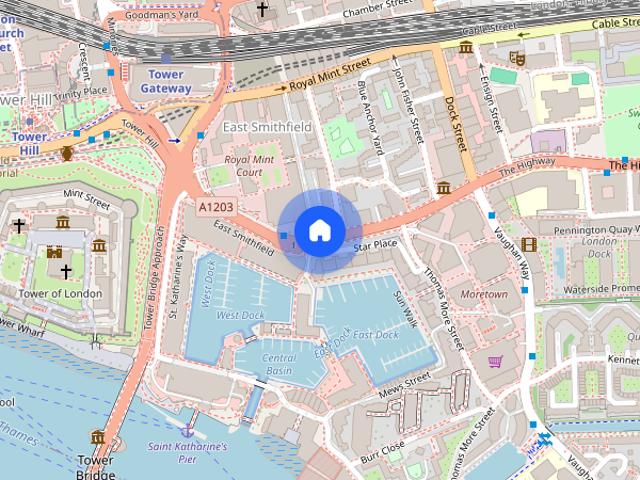 East Smithfield, London, E1W