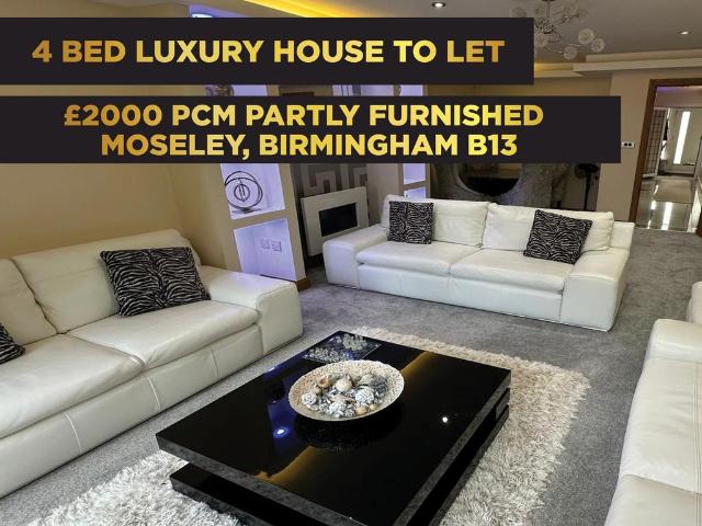 Eastlands Road, Birmingham B13 4 bed semi detached house to rent £2,000 pcm £462 pw