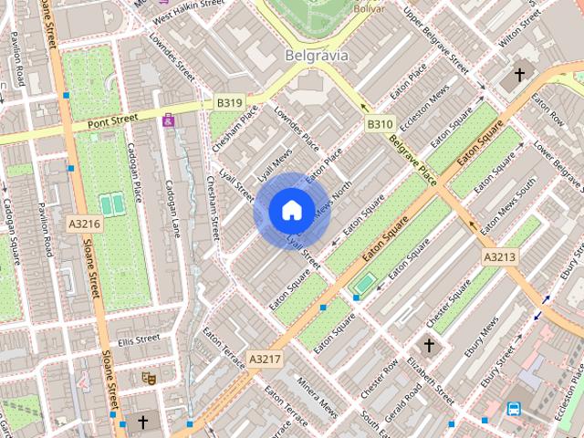 Eaton Place, Belgravia, London, SW1X