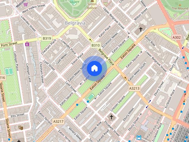 Eaton Square, Belgravia, London, SW1W