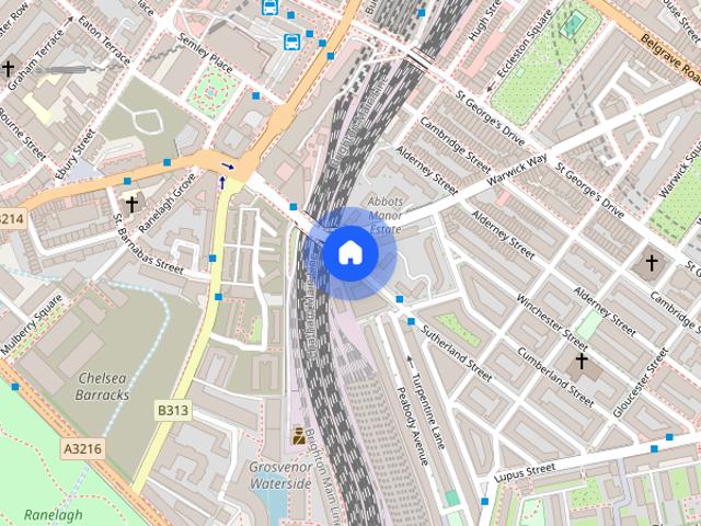 Ebury Place, Sutherland Street, Pimlico, London