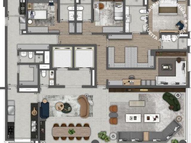 Ed. Park Avenue 298 m² 4 Suítes 4 Vagas Determinadas + Depósito