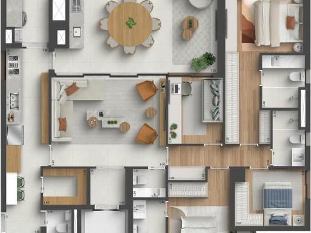 Ed. Quarten Ibirapuera 3 ou 4 dorm Chaves Dezembro 2028
