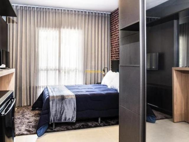 Ed Ravi Mercês Studio mobiliado 22m² com sacada