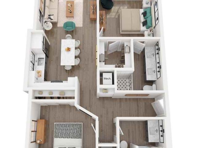 Edera Palm Springs 2 Bedroom Apartment for Rent at 2085 S Congress Ave, Palm Springs, FL 33406