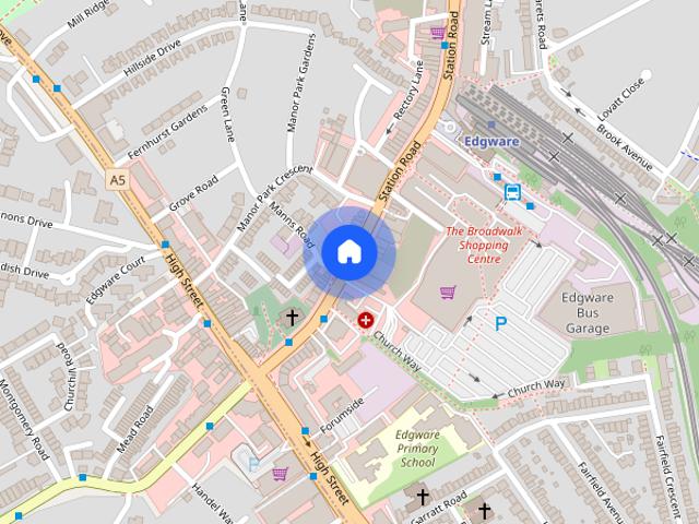 Edgware, Edgware, HA8