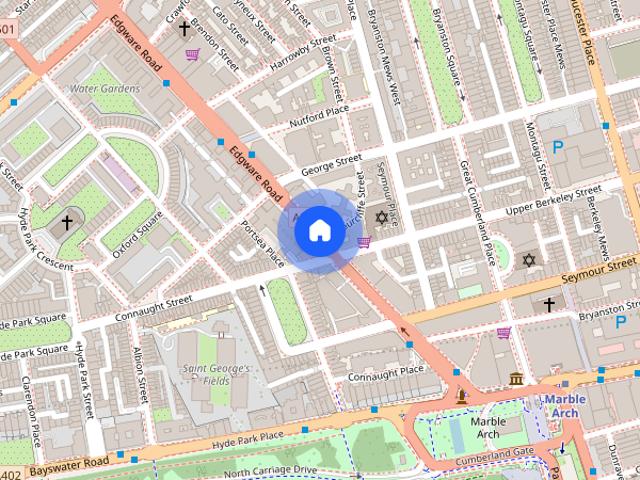 Edgware Road, Connaught Village