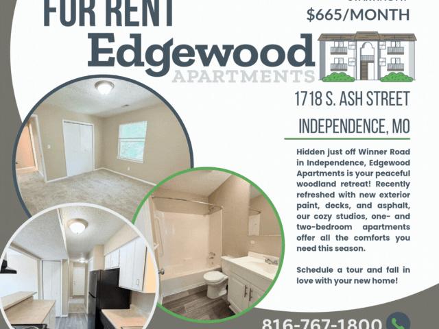 Edgewood Apartments 1 Bedroom Apartment for Rent at 1712 S Ash Ave, Independence, MO 64052 Bristol