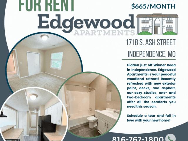 Edgewood Apartments 2 Bedroom Apartment for Rent at 1712 S Ash Ave, Independence, MO 64052 Bristol