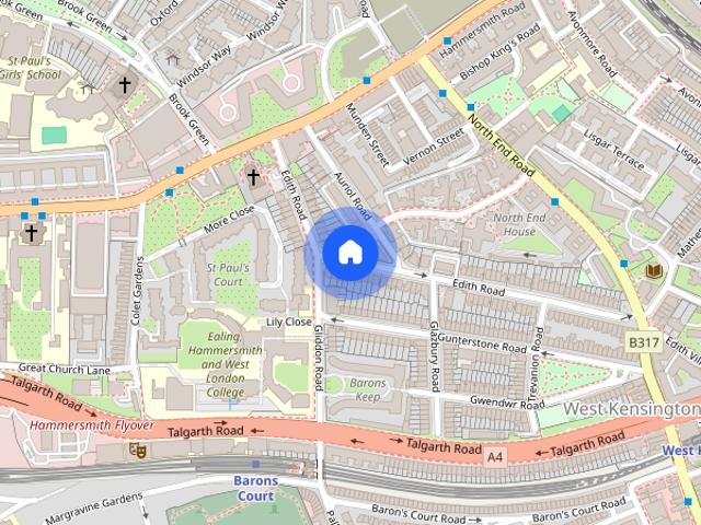 Edith Road, West Kensington, London, W14