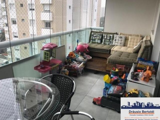 Edifício Tribeca Vila Romana. São 120m2 úteis com 3 suítes+ escritório, 2 garagens e varanda gourmet