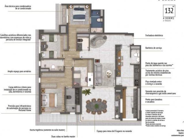 EDIFICIO HAUS MITRE Jardins 3 suites 2 vagas Chaves novembro de 2024