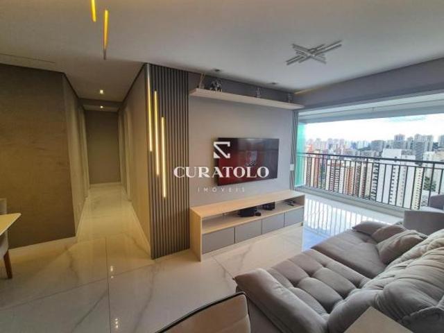Edificio Monumento SP Apartamento à venda com 91 m², 3 quartos, varanda e 2 vagas, Vila Suzana, Sã