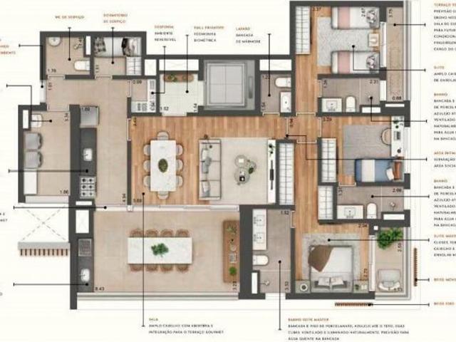 Edificio Most Moema Home / Chaves novembro 2025 / 3 suites com varanda gourmet