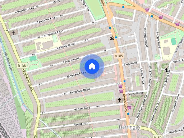 Effingham Road, LONDON, N8 0AE