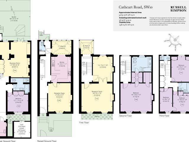 Elegant five bedroom Victorian house with substantial garden near Chelsea