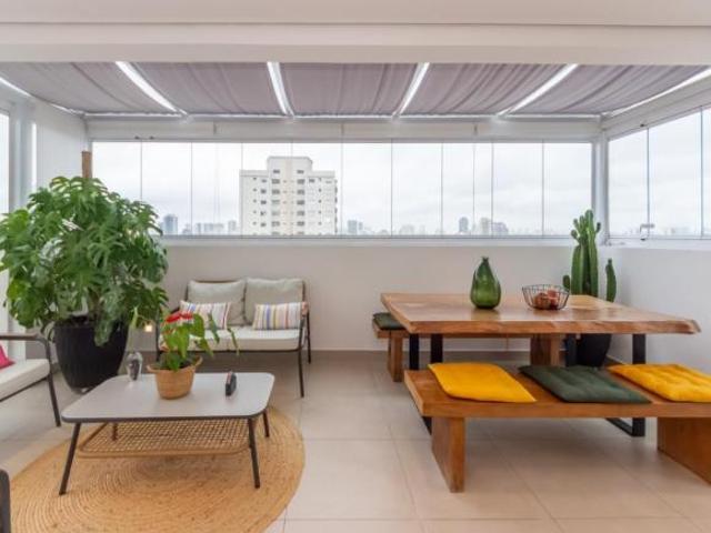Atraente cobertura para venda em Chácara Inglesa com 2 quartos, sendo 1 suíte, 118m² remaxares#OBP