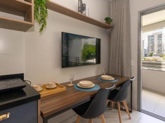 Excelente studio para venda em Brooklin com 1 quarto, 25m² bruna stecca#4IWBL