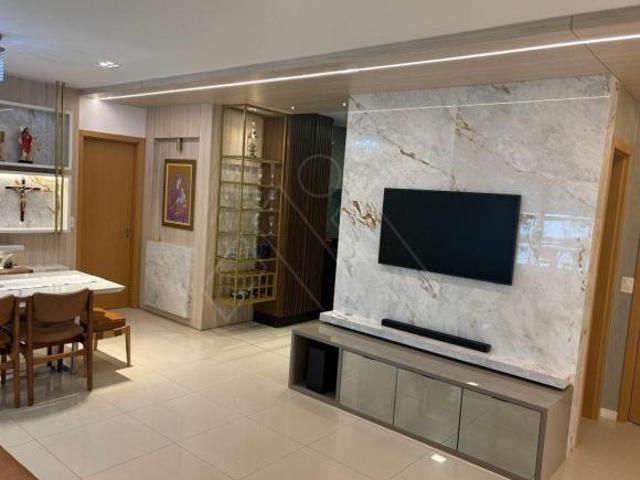 Élegance apartamento 3 quartos 1 suíte 2 vagas 122m2 mobiliado andar alto Gleba Palhano