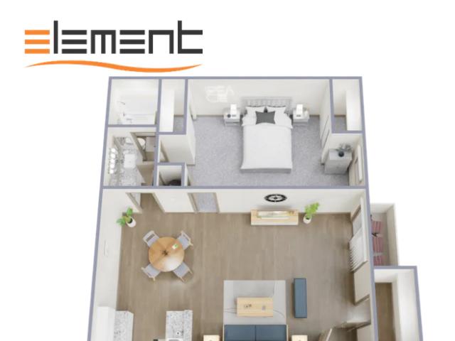 Element Apartments 1 Bedroom Apartment for Rent at 1516 Arbor Town Cir, Arlington, TX 76011