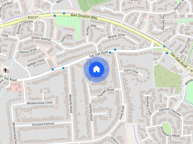 Elkins Square, Bishopstoke, Eastleigh, SO50