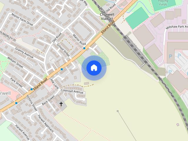 Elland Road, Churwell, Morley, Leeds, LS27
