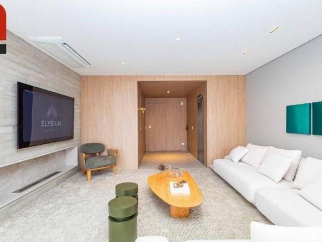 Elysium Apto Decorado 171m² 3 suítes, sacada gourmet e 2 vagas no Batel