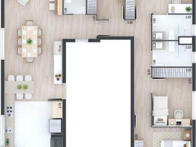 Em Obra! Apartamento de 165,25m² 4 Quartos 2 Suítes 2 Vagas Cabral