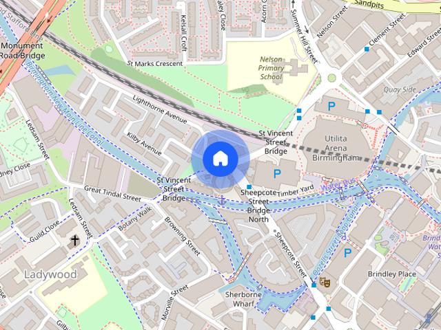 Embankment, St Vincent Street, B16