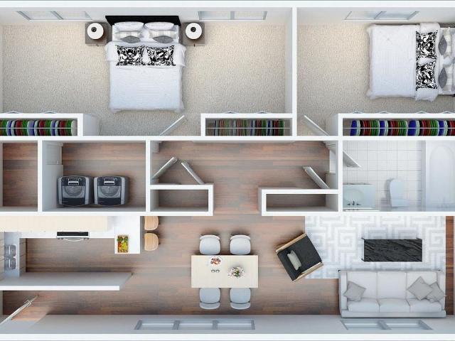 Emery Gardens Apartments 2 Bedroom Apartment for Rent at 4244 S Hydraulic Ave, Wichita, KS 67216 South Area