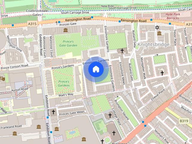 ENNISMORE GARDENS, London, SW7