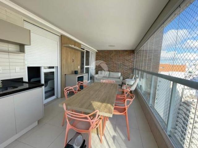Encantador Apartamento 3 suítes – MOBILIADO À Venda – Lazer Completo Boqueirão – Santos SP