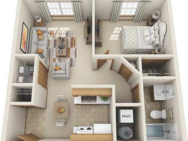 Enclave at Albany Park 1 Bedroom Apartment for Rent at 4955 Enclave Blvd, Columbus, OH 43081 Trouville