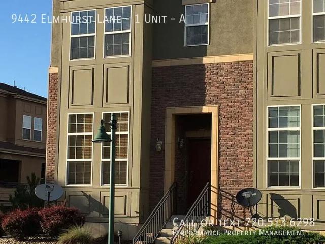 End Unit Townhome with Two Car Garage in Highlands Ranch Town Center
