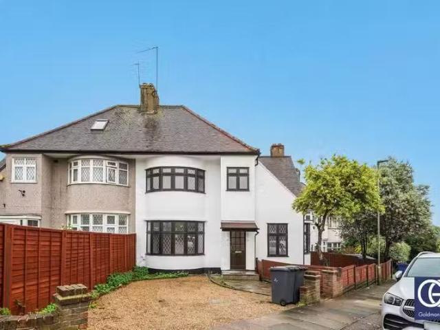 Endersleigh Gardens, London 4 bed semi detached house to rent.