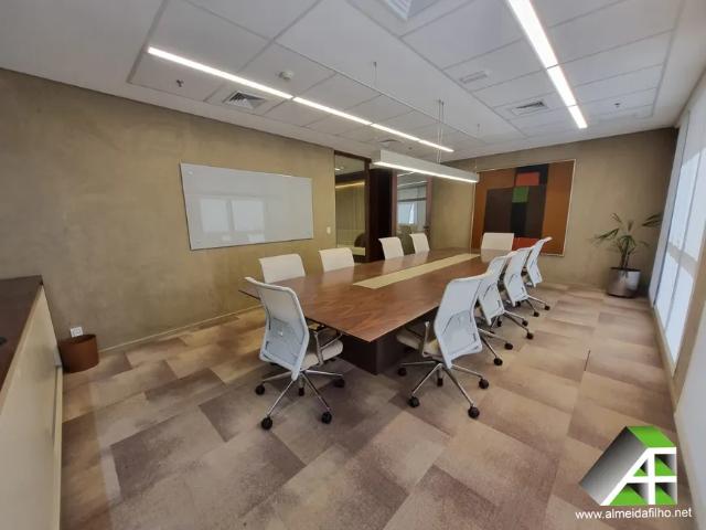 Escritório 100% mobiliado e decorado