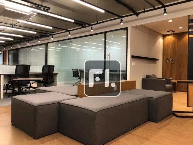 Escritório mobiliado alto padrão, 280m² por R$ 35.780/mês Brooklin São Paulo/SP
