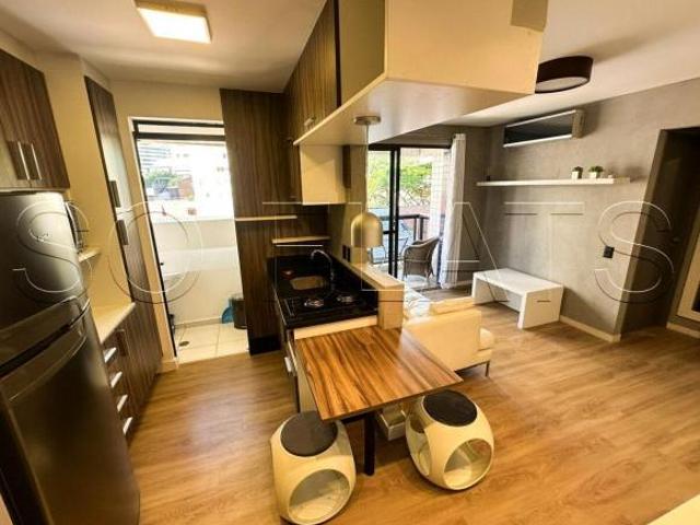 Espaço Alpha, Apartamento 39m² mobiliado próximo à Faria Lima com vaga