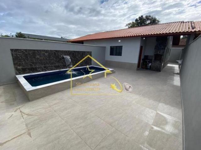 Espaçosa Casa 2 Quartos Florida Mirim Mongaguá com Piscina