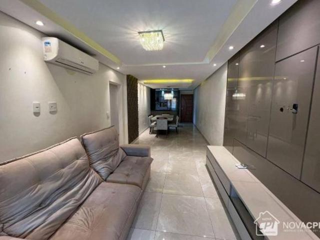 Espaçoso Apartamento de 3 Quartos no Canto do Forte, Praia Grande