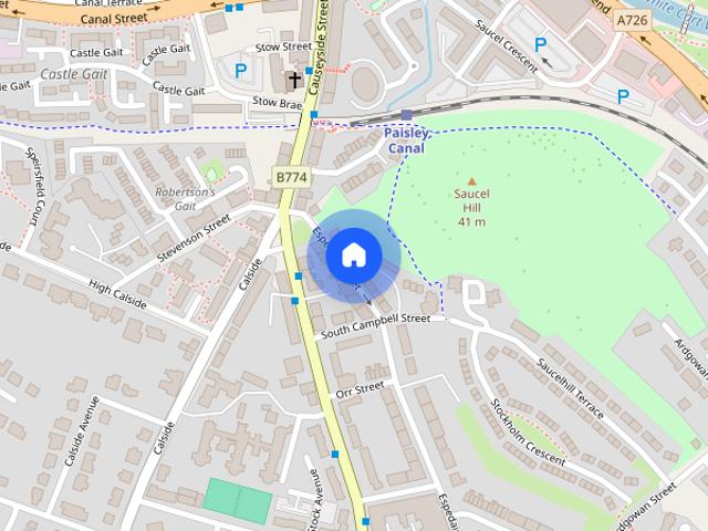 espedair street, Paisley, PA2 6NT