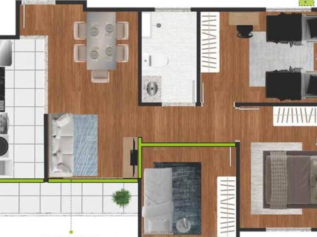 Espetacular apartamento tipo para venda com 3 quartos, 53m² remaxfront#2OJPA