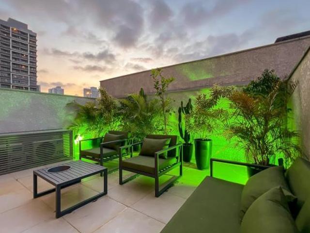 Atraente apartamento garden para venda em Moema com 1 quarto, 82m² remaxares#ILPCN