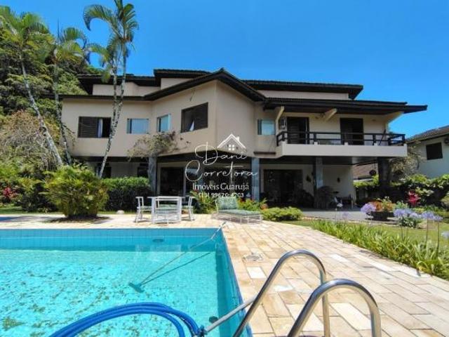 Espetacular Casa em Condomínio do Guarujá SP 4 Quartos, 4 Suítes, 5 Salas, 6 Vagas, 631,64m²