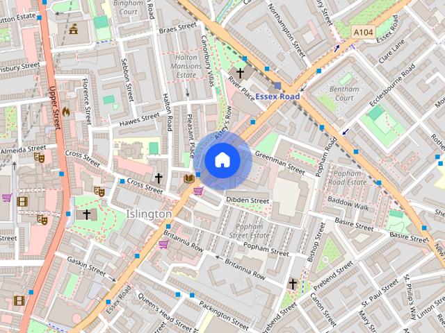 Essex Road, Angel, Islington, London, N1