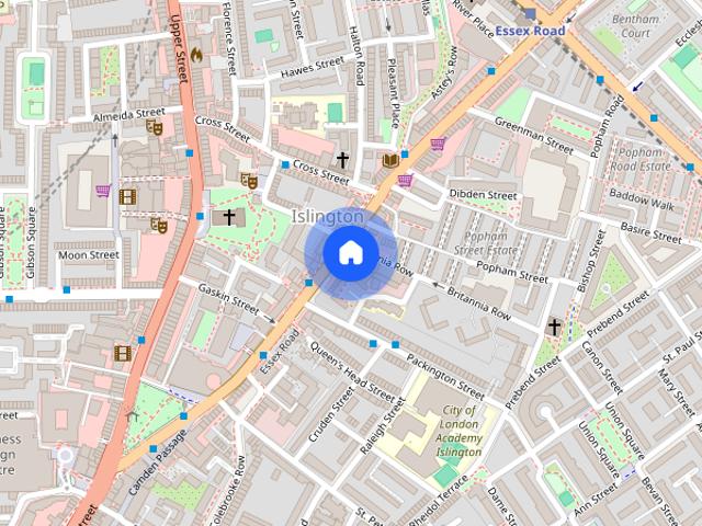 Essex Road, Angel, Islington, London, N1