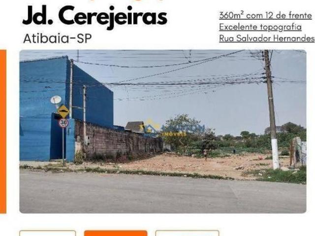 erreno Industrial à Venda Jardim das Cerejeiras, Atibaia/SP