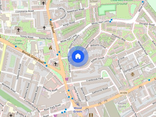Ewart Grove, Wood Green, London, N22
